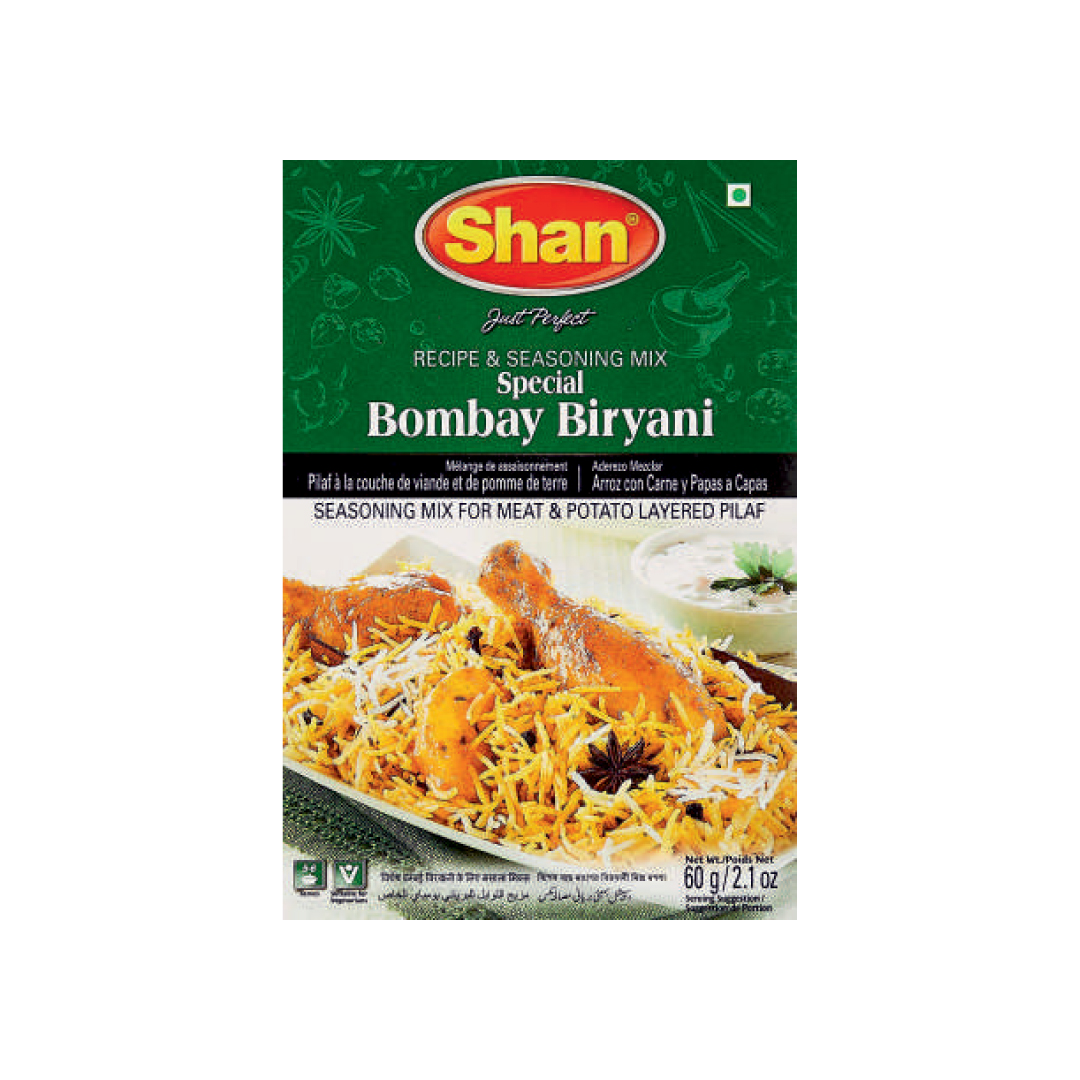 SHAN BOMBAY BIRYANI MASALA FULL BOX (48x60G) – Berico Food
