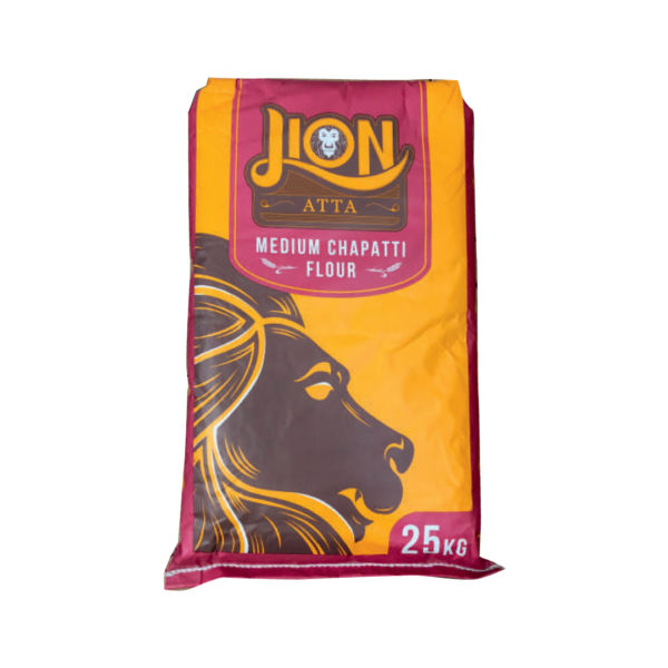 LION MED CHAPATTI FLOUR 25KG – Berico Food